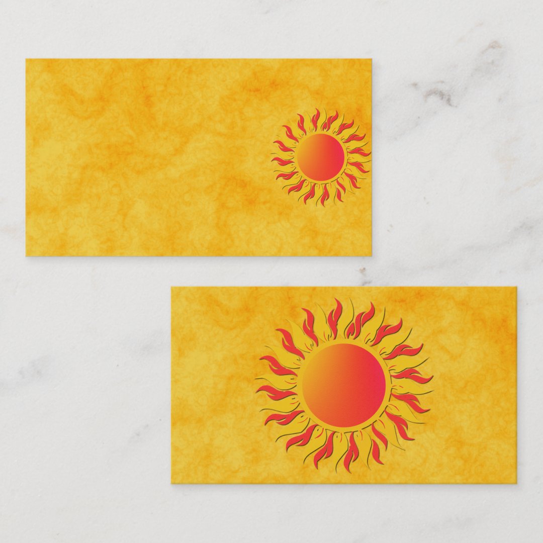 Sunshine Business Card | Zazzle