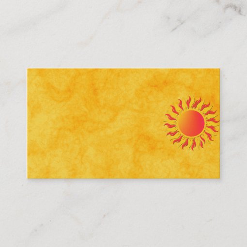 Sunshine Business Card | Zazzle