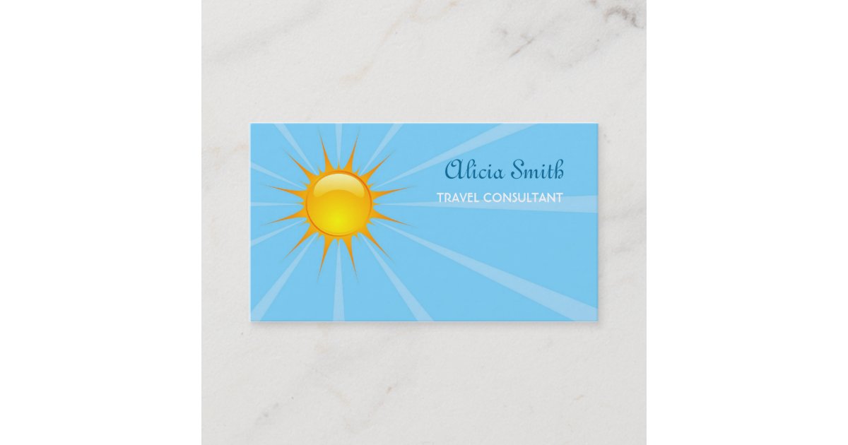 Sunshine Business Card | Zazzle
