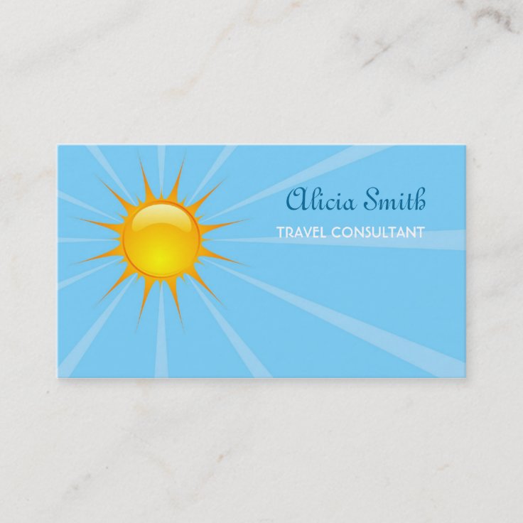 Sunshine Business Card | Zazzle