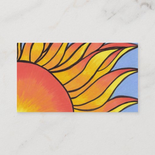 Sunshine Business Card Template | Zazzle