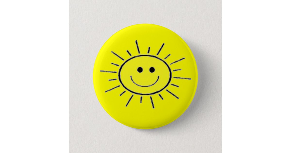 Sunshine Button | Zazzle