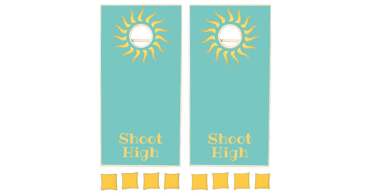 Sunshine Design Cornhole Set | Zazzle