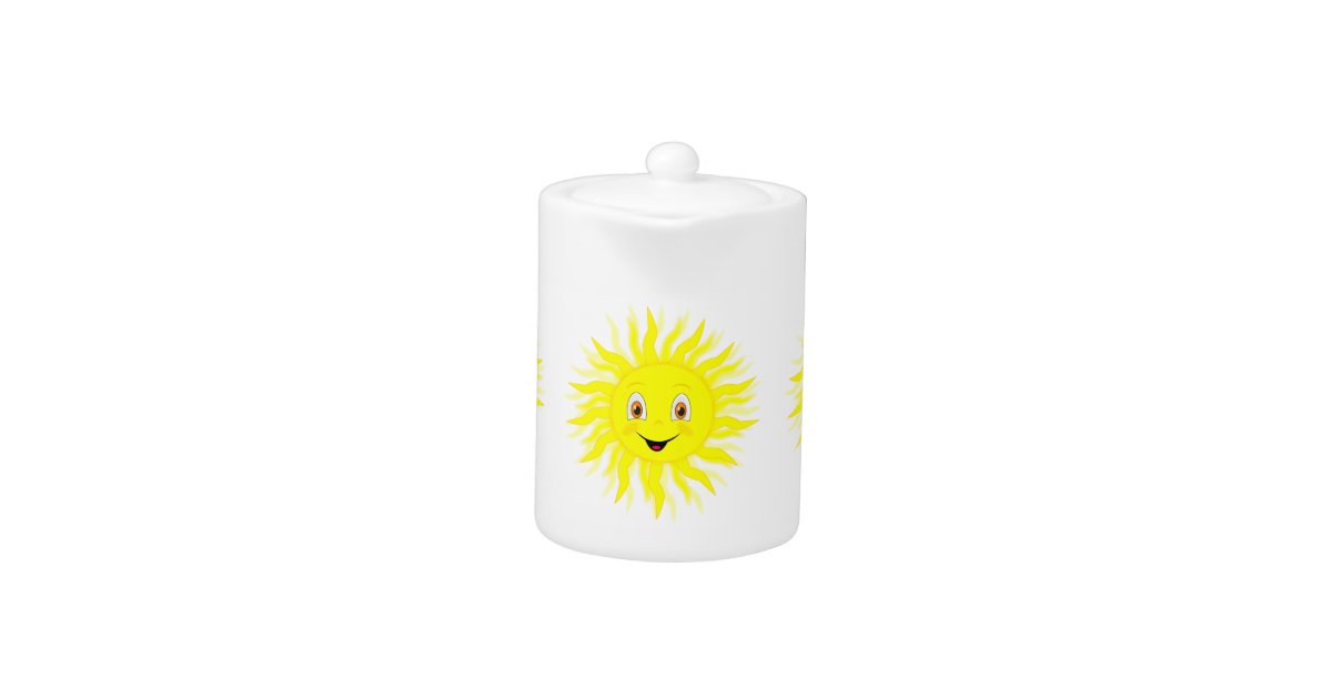 Sunshine Happy Face Teapot | Zazzle