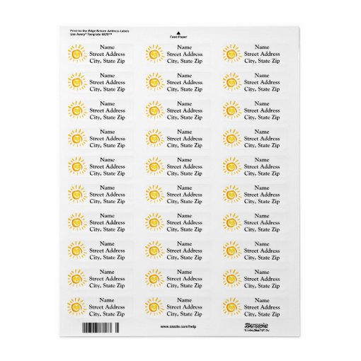 Sunshine Love Label | Zazzle