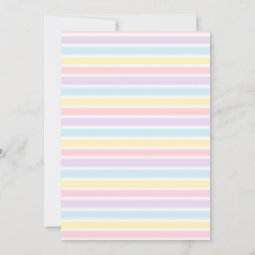 Sunshine Rainbow Pastel Birthday Invitation | Zazzle