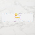 Sunshine Rainbow Water Bottle Label Birthday | Zazzle