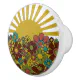 Sunshine Retro Garden Vintage Aesthetic Ceramic Knob | Zazzle