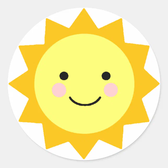Sunshine Sticker | Zazzle