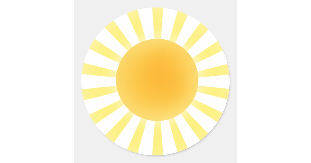 Sunshine - stickers | Zazzle