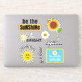 Sunshine Themed Custom-Cut Vinyl Sticker | Zazzle