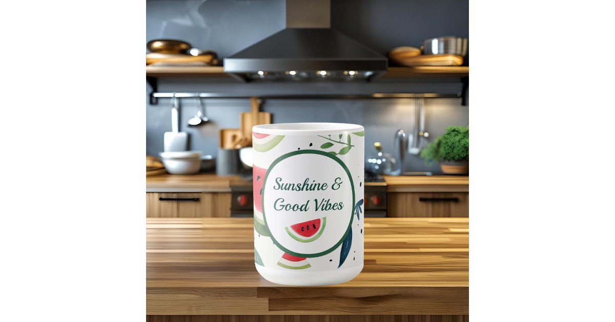 Sunshine & Watermelon Coffee Mug | Zazzle