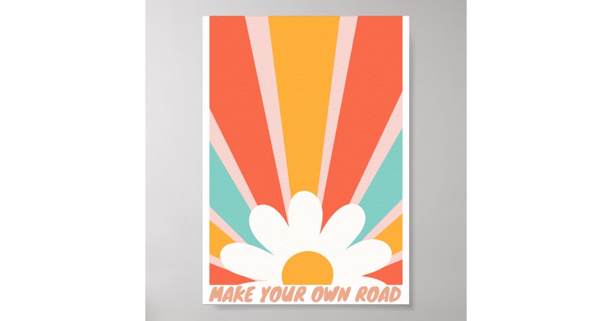Sunshine yellow poster | Zazzle