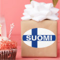 Suomi (Finland) Oval Sticker | Zazzle