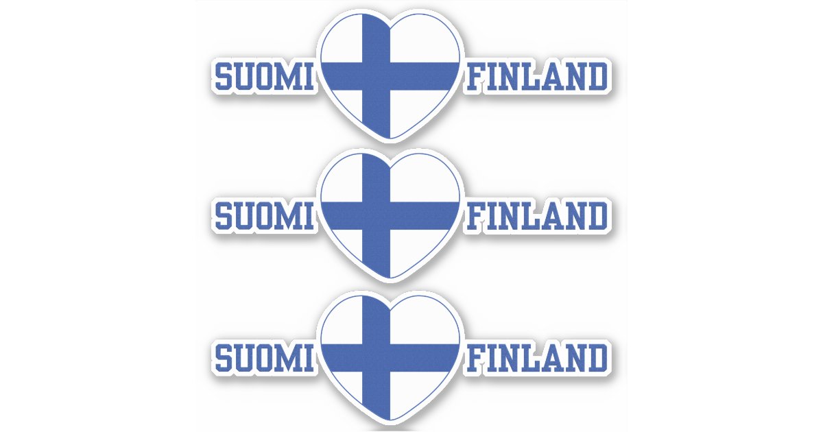 SUOMI FINLAND stickers | Zazzle