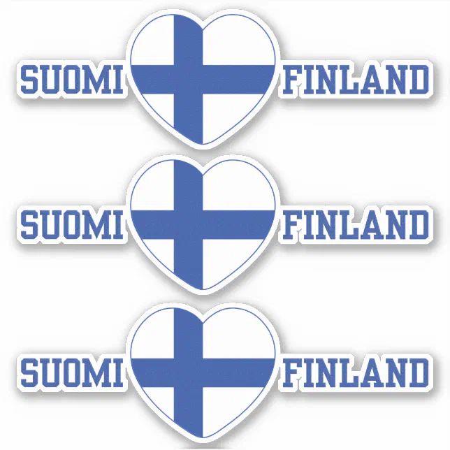 SUOMI FINLAND stickers | Zazzle