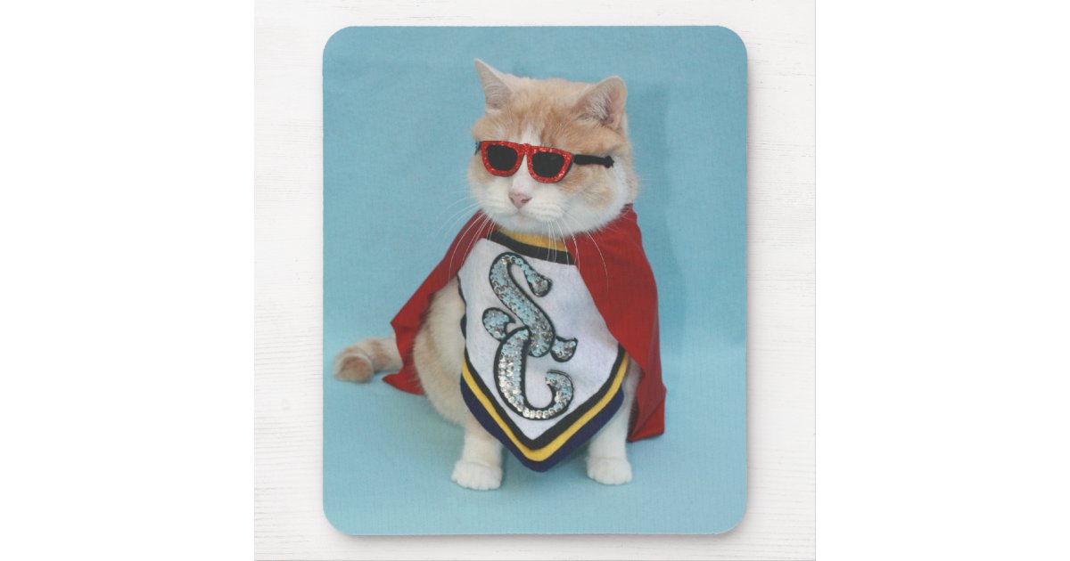 Super Bubba Cat Mouse Pad | Zazzle