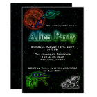 Super Cool Alien Birthday Party Invite | Zazzle.com