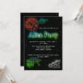 Super Cool Alien & UFO Party Invite | Zazzle