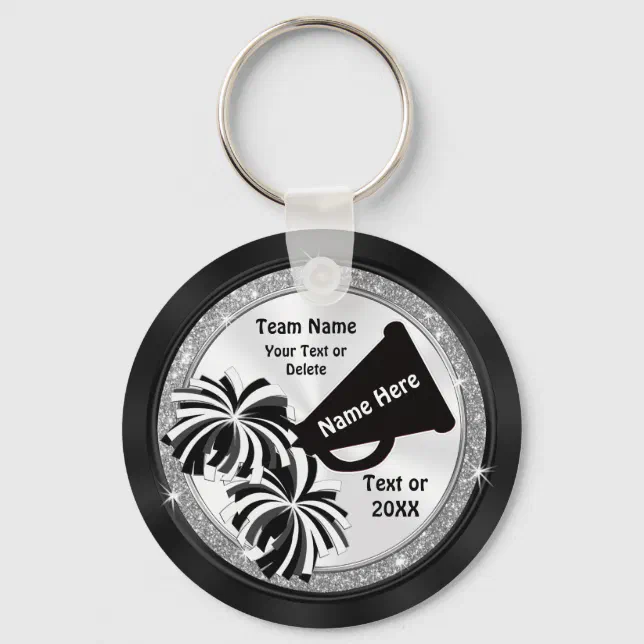 Super Cute Cheer Goodie Bag Stuffers, Personalized Keychain | Zazzle