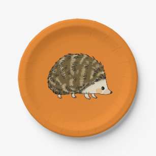 Hedgehog Plates | Zazzle