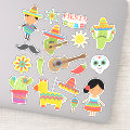 Super cute Mexican Fiesta themed Sticker | Zazzle