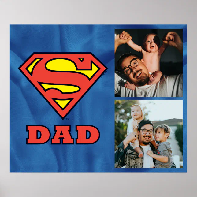 Super Dad Photo Template Poster | Zazzle