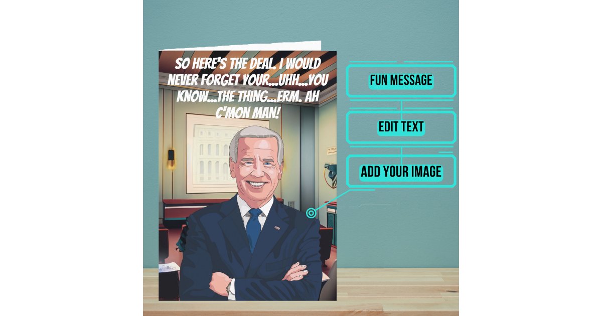 Super Funny Bidenisms Birthday Card | Zazzle