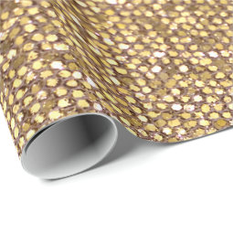 Super Gold Wrapping Paper | Zazzle