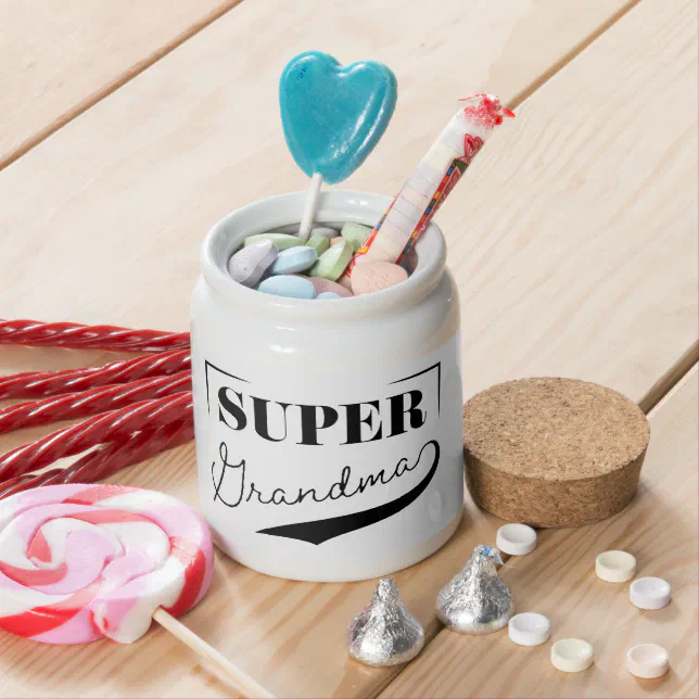 Super Grandma Candy Jar | Zazzle