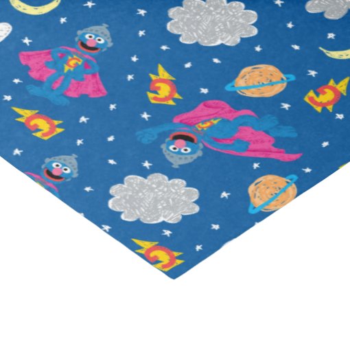 Super Grover 2.0 Night Sky Pattern Tissue Paper | Zazzle