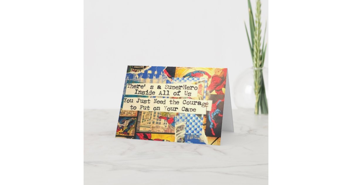Super Hero Greeting Card | Zazzle