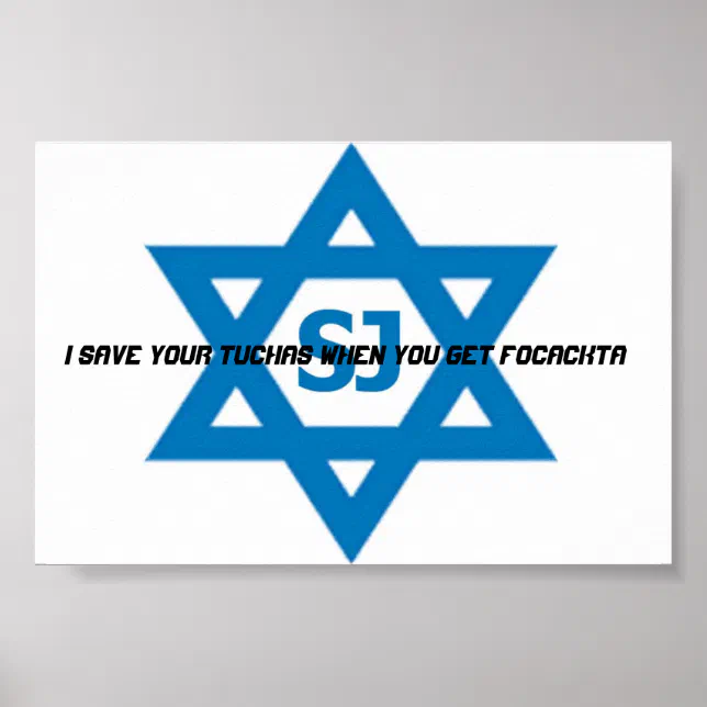 Super Jew Poster | Zazzle