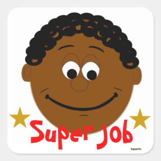 Super Job Stickers | Zazzle