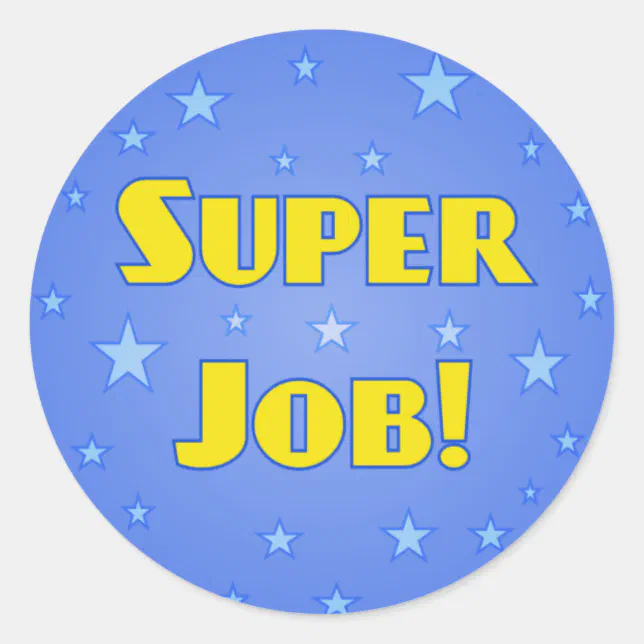 Super Job Teachers Stickers | Zazzle