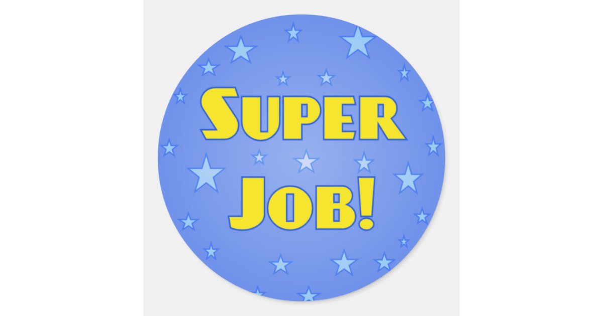 Super Job Teachers Stickers | Zazzle