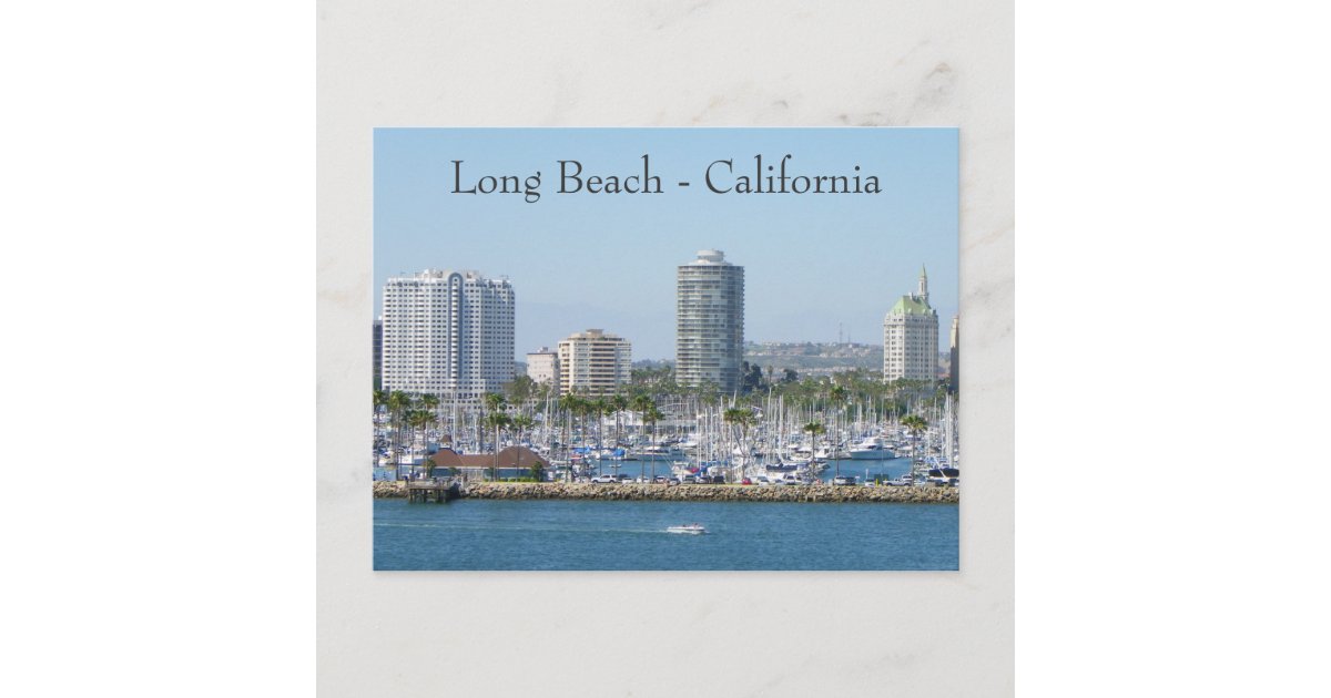 Super Long Beach Postcard! Postcard | Zazzle
