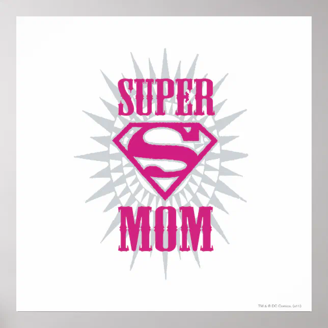 Super Mom Starburst Poster | Zazzle