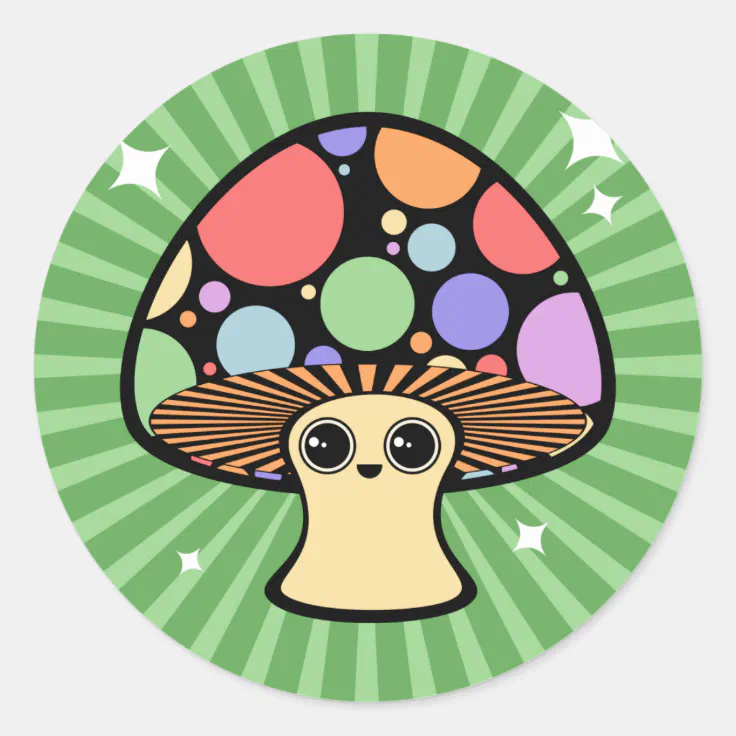Super Mushroom Stickers | Zazzle