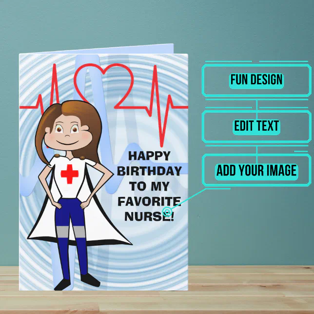 Super Nurse Birthday Card | Zazzle