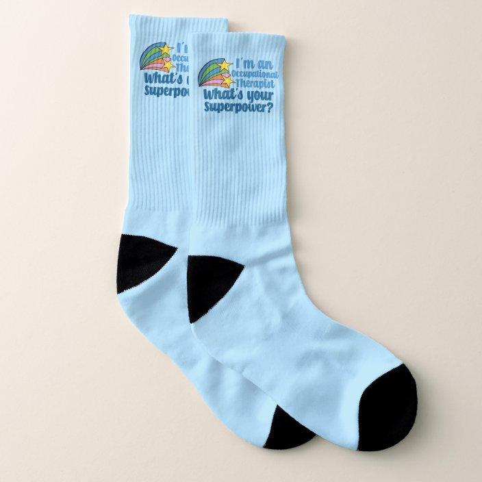 Super Occupational Therapist Cute OT Socks | Zazzle.com