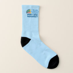 Super Occupational Therapist Cute OT Socks | Zazzle