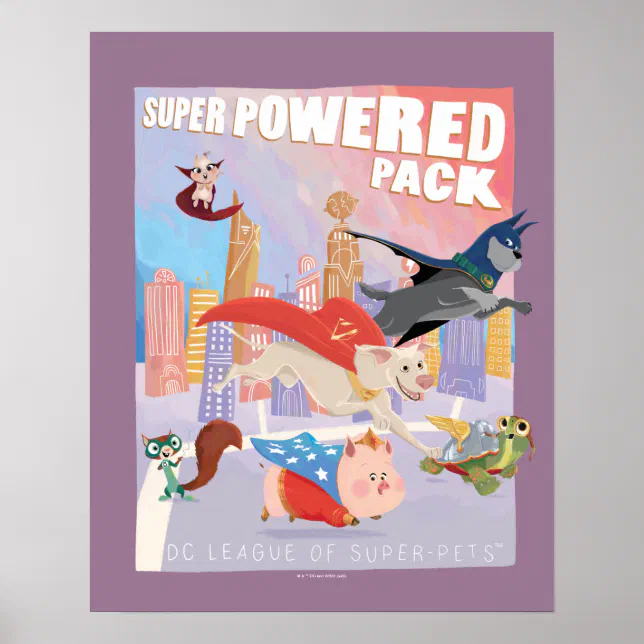Super Powered Pack Metropolis Illustration Poster | Zazzle