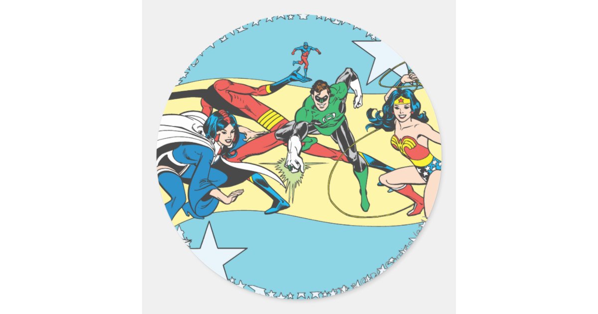 Super Powers™ Collection 14 Classic Round Sticker | Zazzle