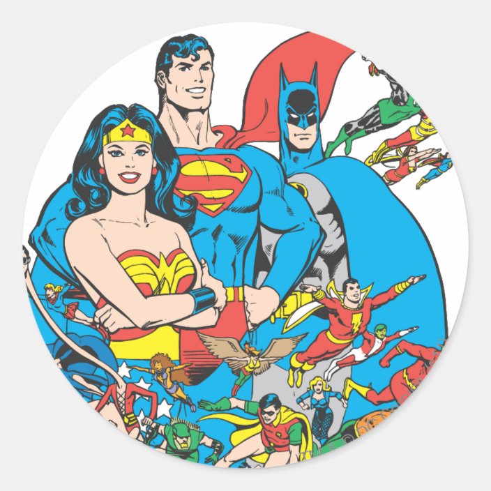 Super Powers™ Collection 1 Classic Round Sticker | Zazzle.com