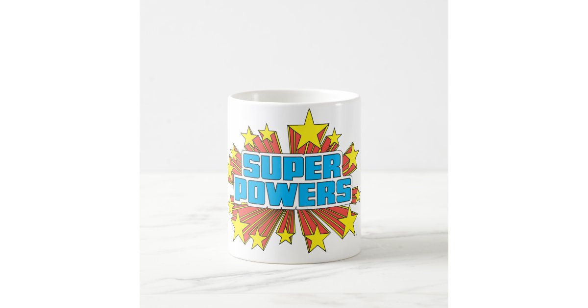 Super Powers™ Logo Blue Coffee Mug | Zazzle
