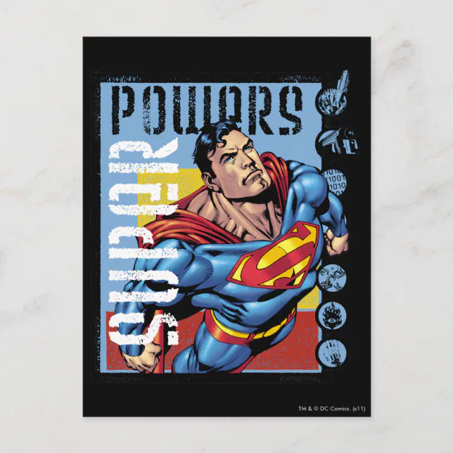 Super Powers Postcard | Zazzle