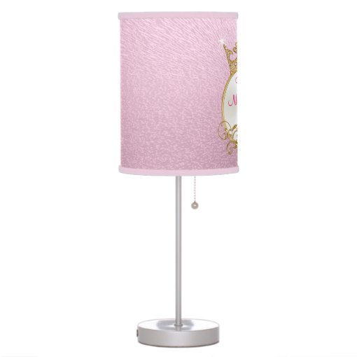 Super Pretty Personalized Princess Table Lamp | Zazzle