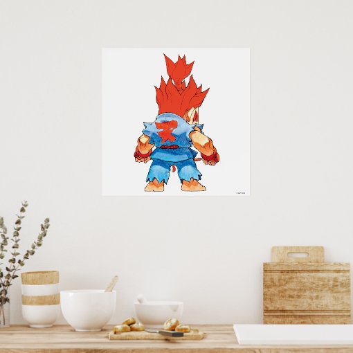 Super Puzzle Fighter II Turbo Akuma Poster | Zazzle