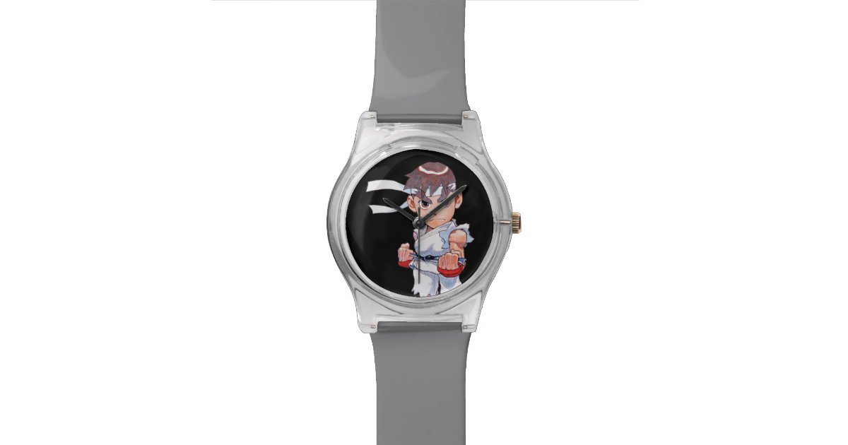 Super Puzzle Fighter II Turbo Ryu Wristwatch | Zazzle